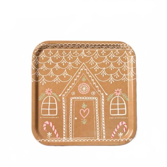 Meri Meri | Dining | New Meri Meri Gingerbread House Tray In Brown ...